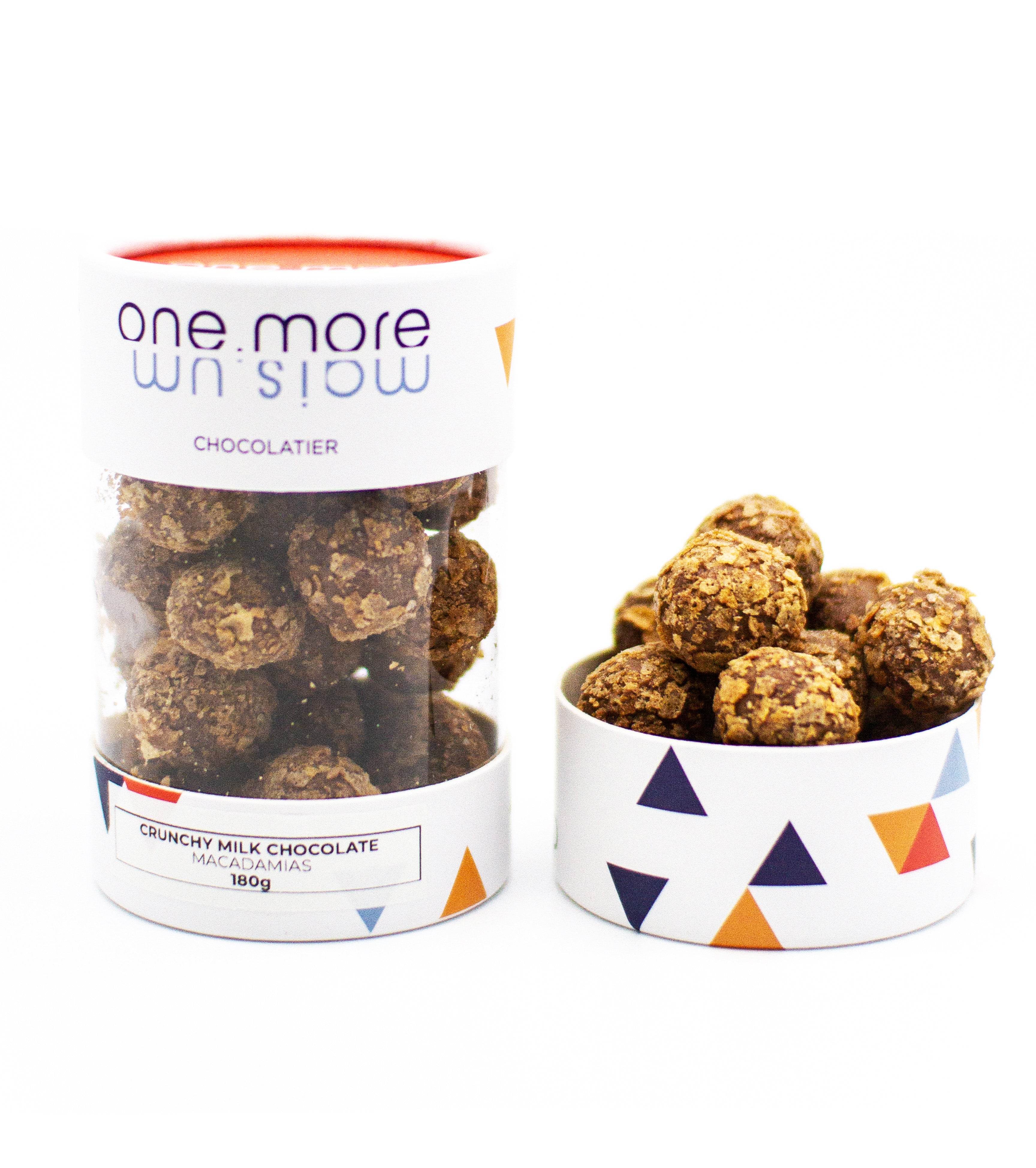 Crunchy Milk Chocolate Coated Macadamias – one more chocolate